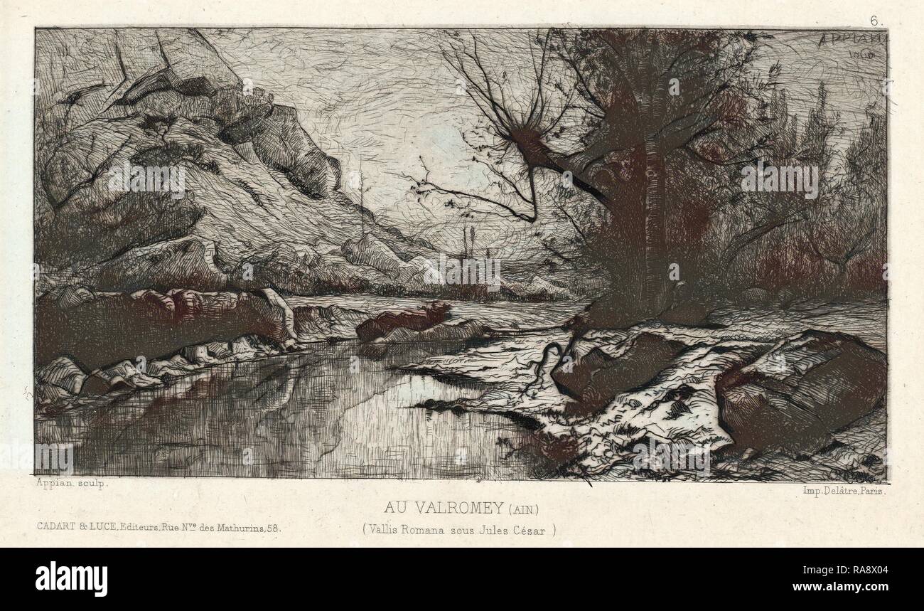 Adolphe Appian, Au Valromey, French, 1818 - 1898, 1868, etching with ...