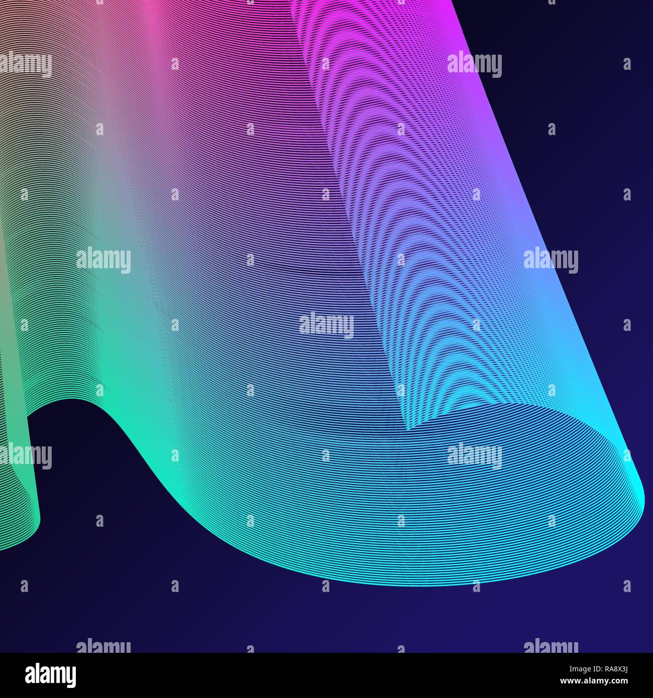 neon bright colored gradient abstract lines background 10 eps Stock ...