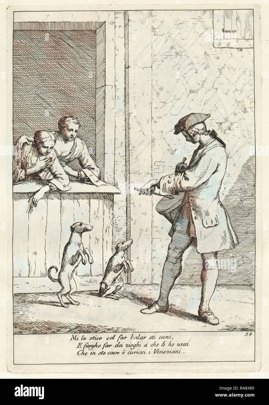 Gaetano Zompini (Italian, 1700 - 1778), Marcer (Draper), published 1753 ...
