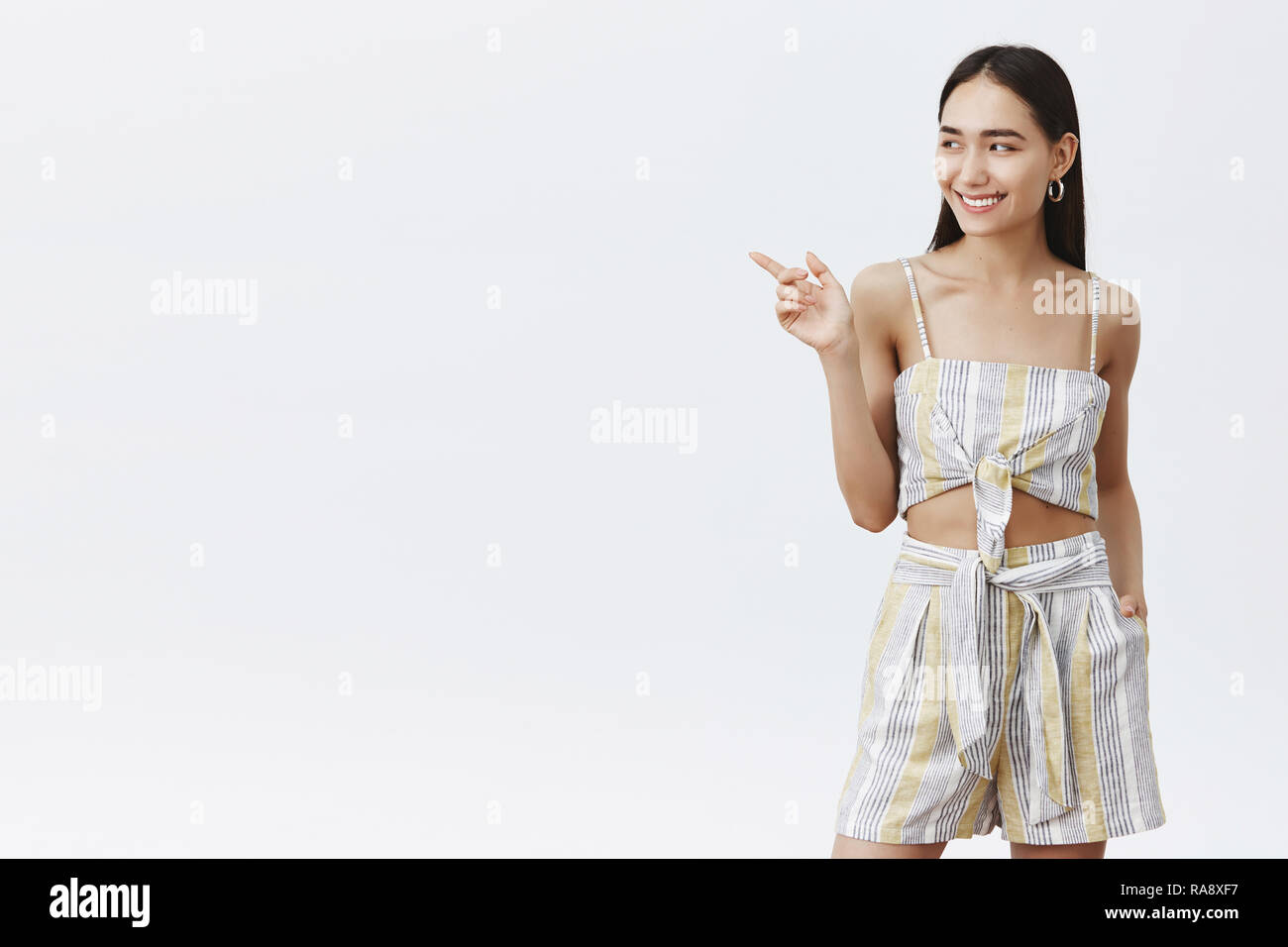 Excited female guest hi-res stock photography and images - Alamy