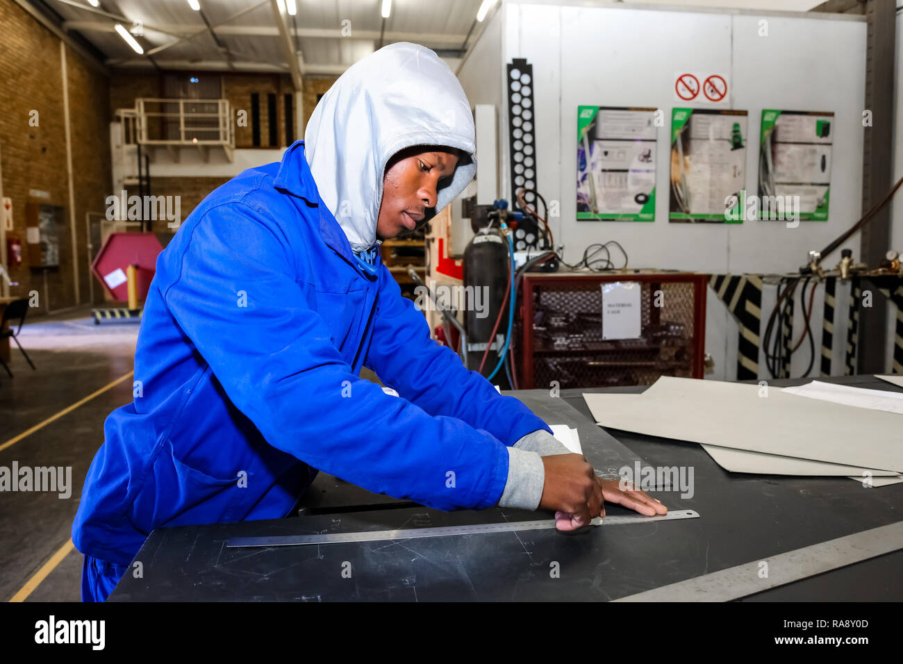 Johannesburg, South Africa - July 23 2012: Vocational Skills Training Centre in Africa Stock ...