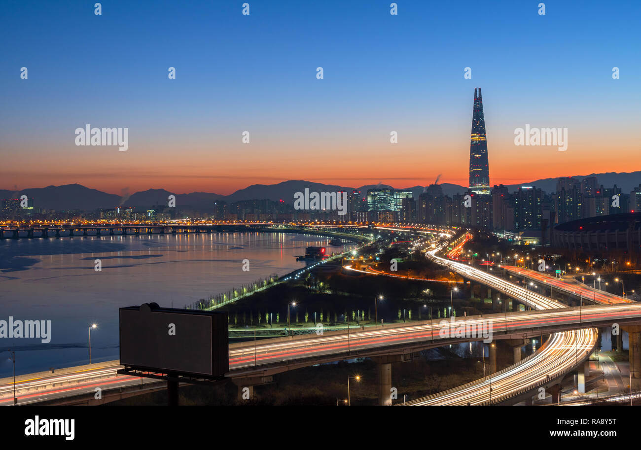 Seoul City Skyline,South Korea Stock Photo - Alamy