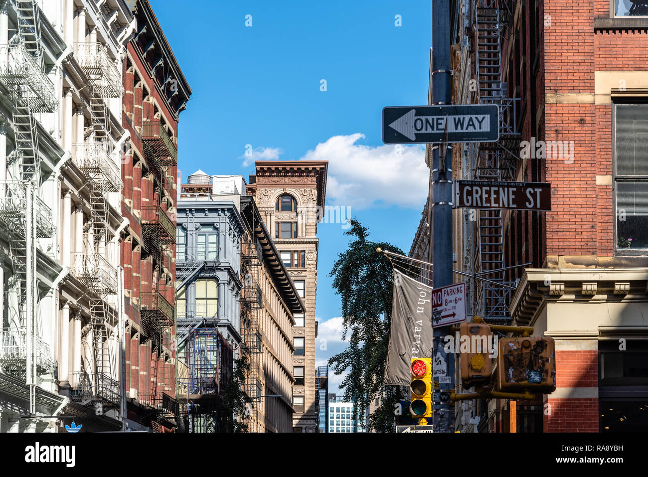 Old way and new way signs hi-res stock photography and images - Alamy