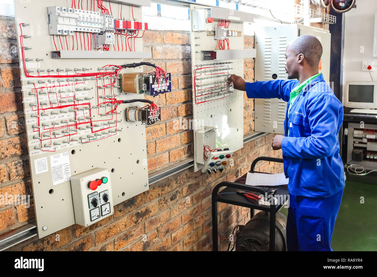 Johannesburg, South Africa - May 8 2012: Vocational Skills Training Centre in Africa Stock Photo ...