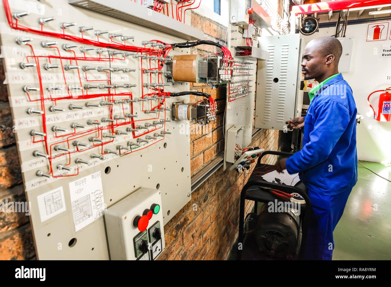 Johannesburg, South Africa - May 8 2012: Vocational Skills Training Centre in Africa Stock Photo ...
