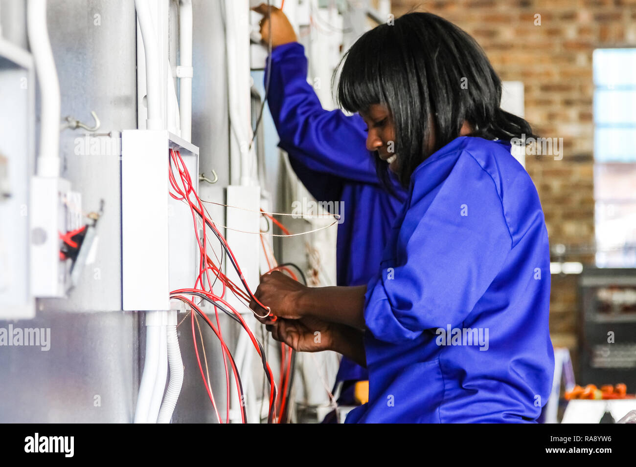 Johannesburg, South Africa - May 8 2012: Vocational Skills Training Centre in Africa Stock Photo ...