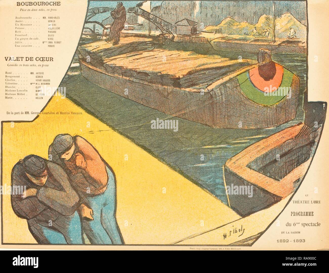 Henri-Gabriel Ibels (French, 1867 - 1936), Boubouroche, Valet de coeur ...