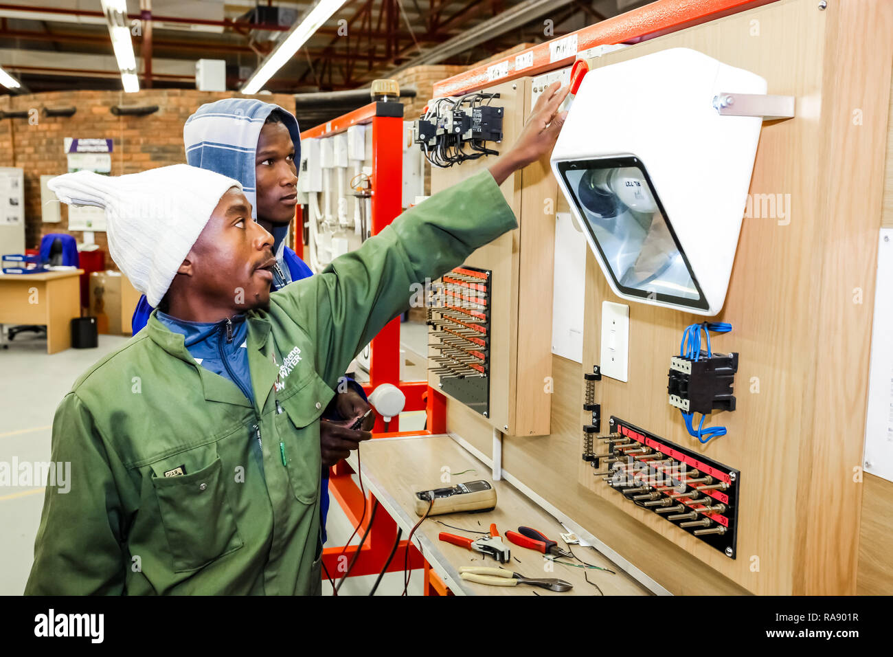 Johannesburg, South Africa - July 23 2012: Vocational Skills Training Centre in Africa Stock ...