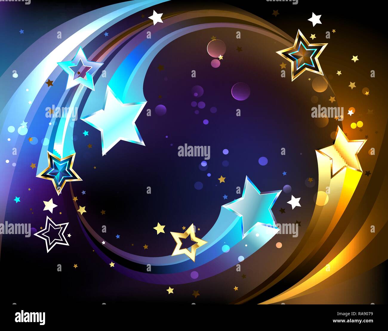 Glowing artwork Stock Vector Images - Alamy