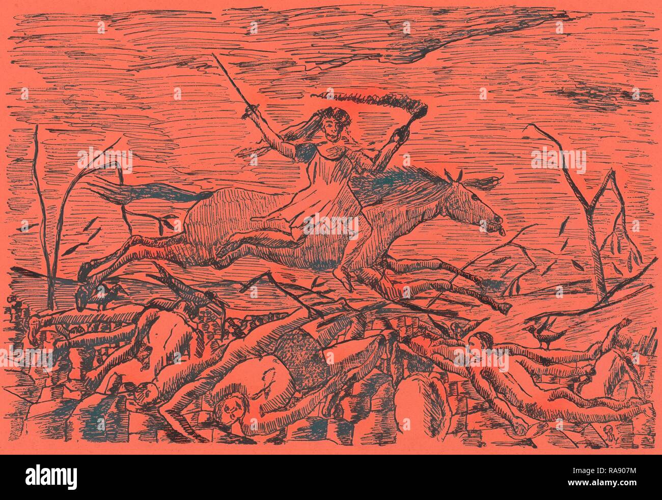 Henri Rousseau (French, 1844 - 1910), La Guerre (The War), 1895 ...