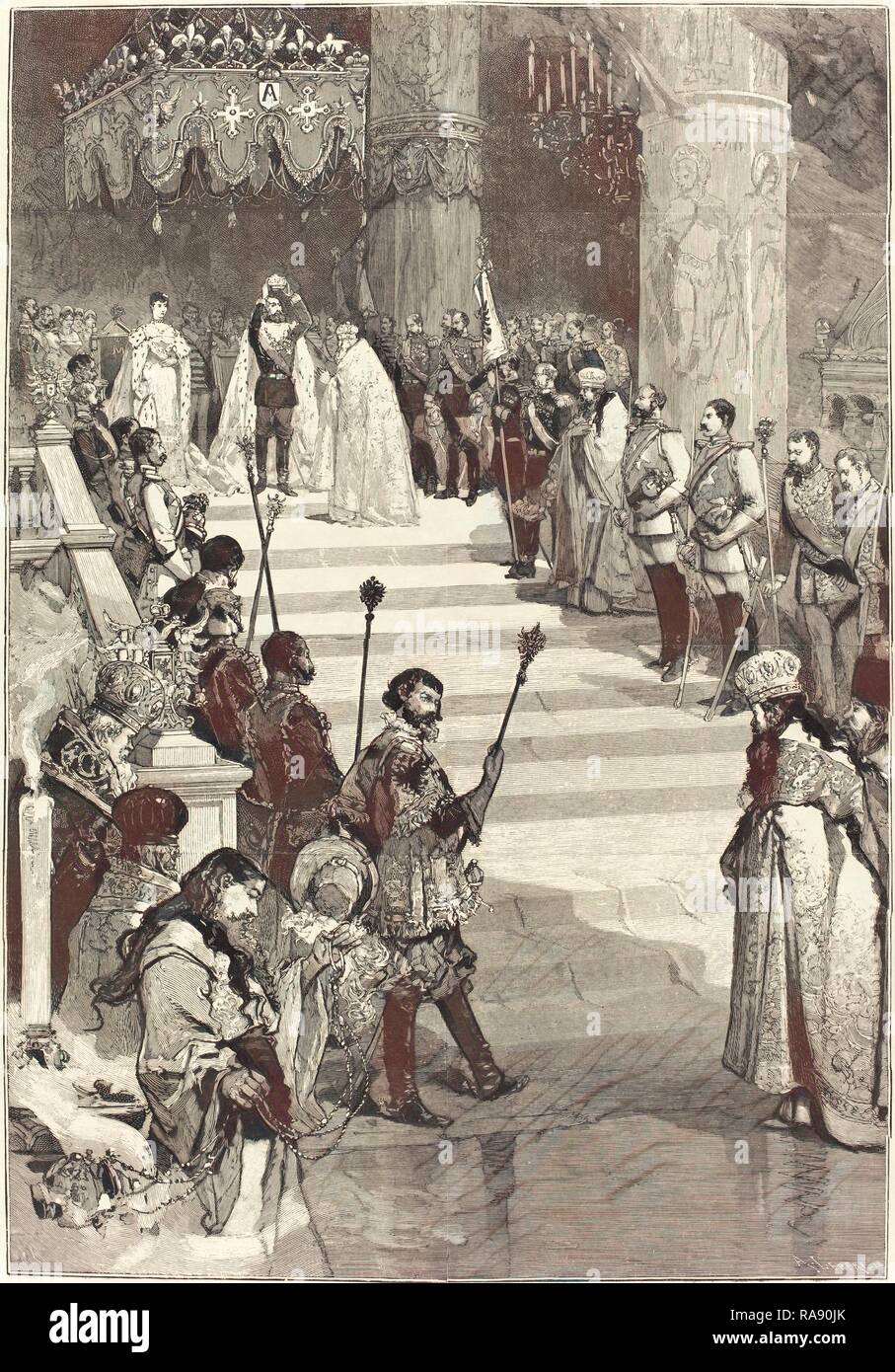 Auguste Lepère (French, 1849 - 1918), Le Couronnement de l'Empereur ...