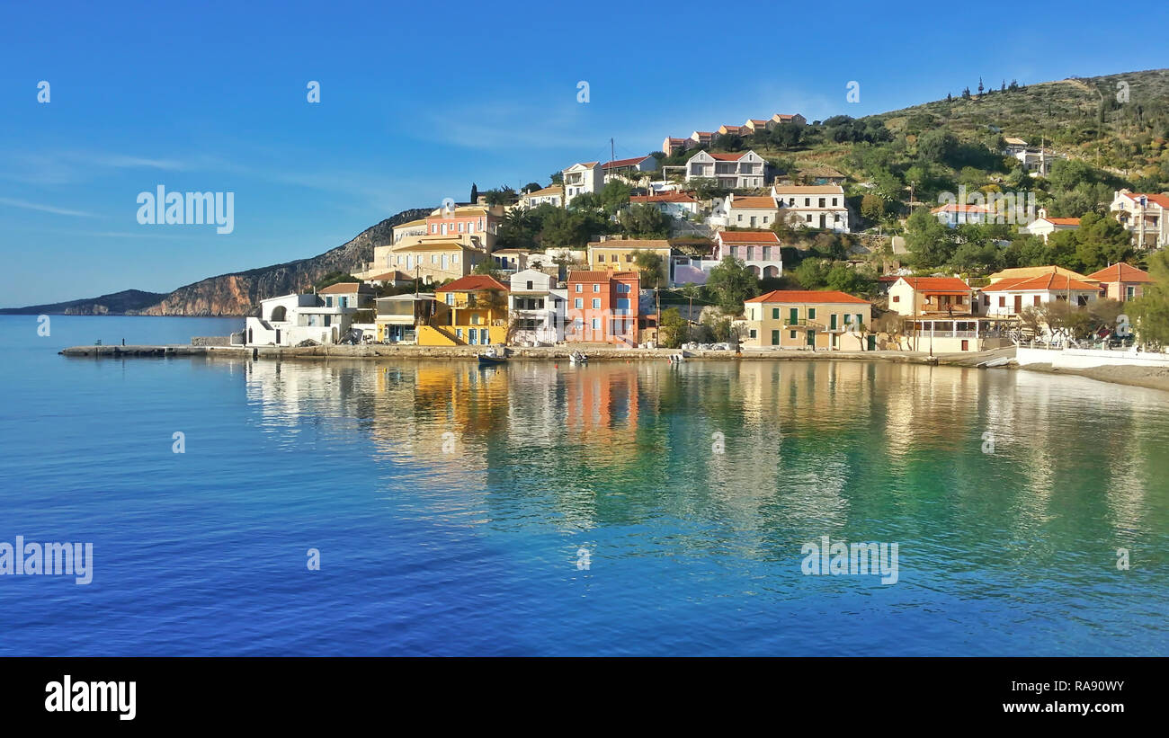 Kefalonia assos castle hi-res stock photography and images - Alamy