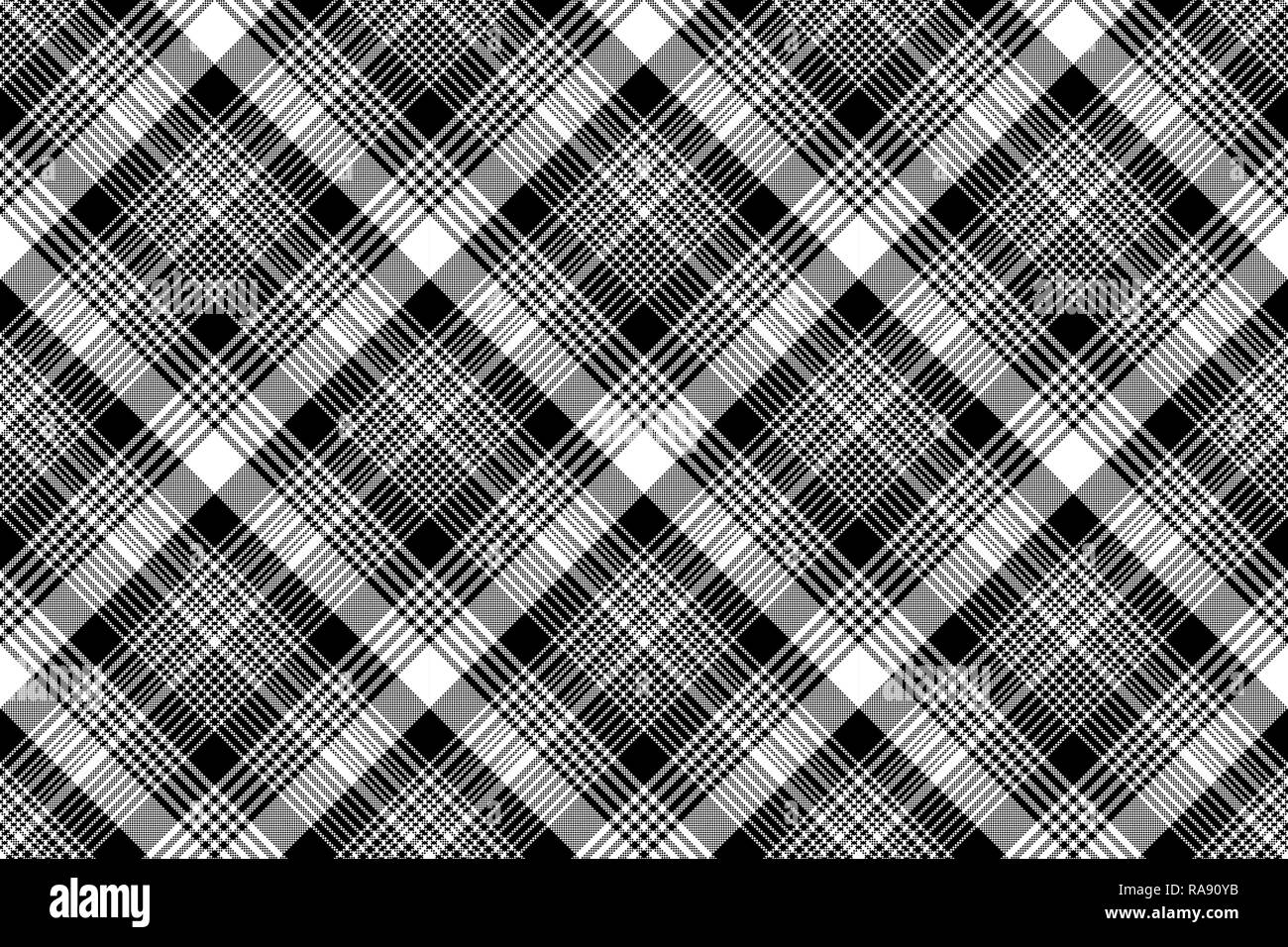 Scottish tartan patterns Black and White Stock Photos & Images - Alamy
