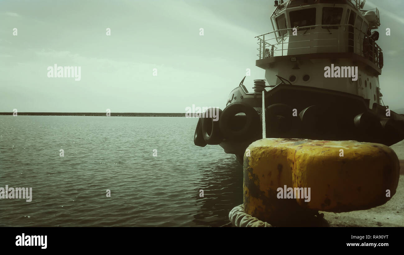 Vintage tugboat hi-res stock photography and images - Alamy