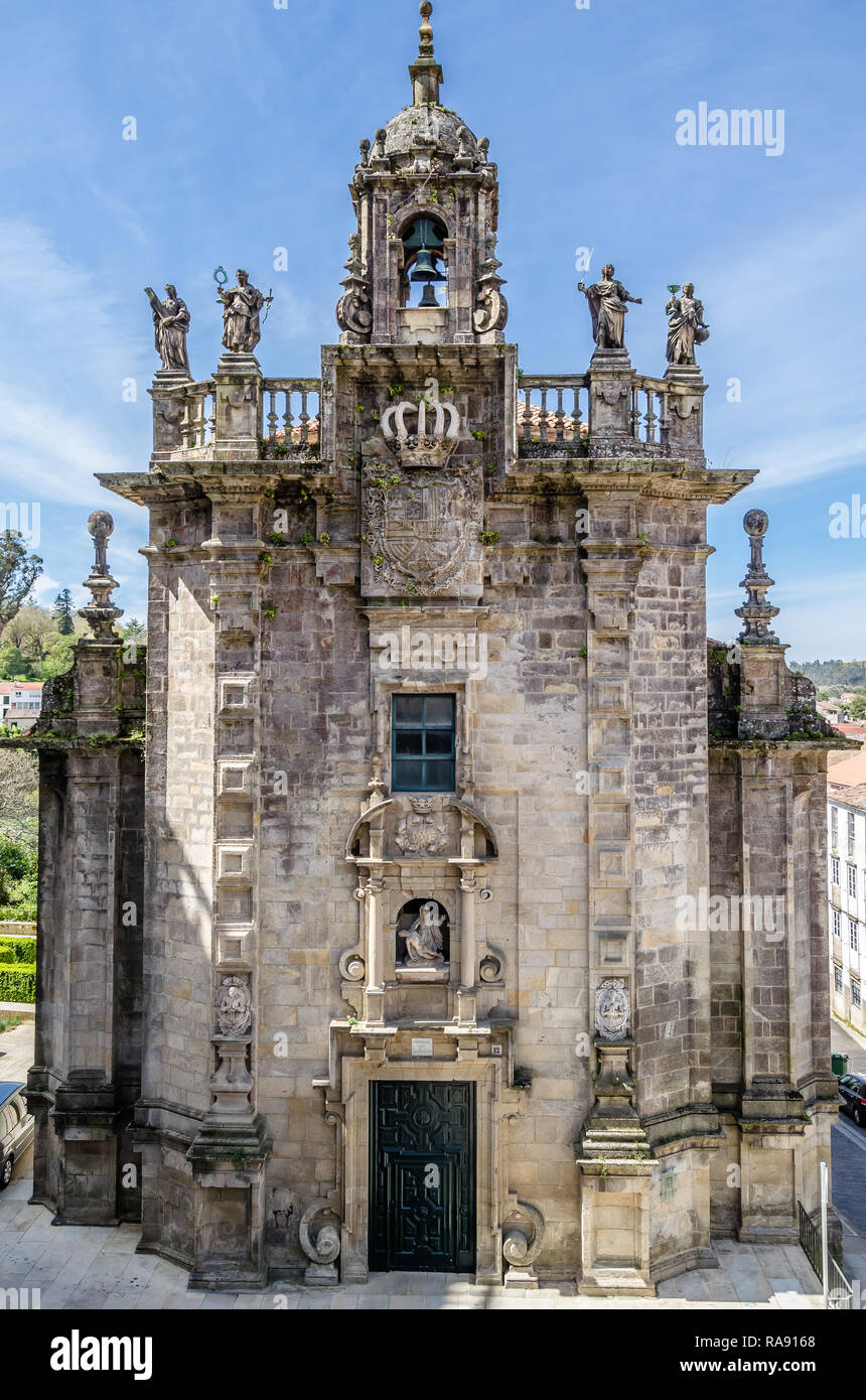 Church in Santiago de Compostela, Galicia, northern Spain Stock Photo ...