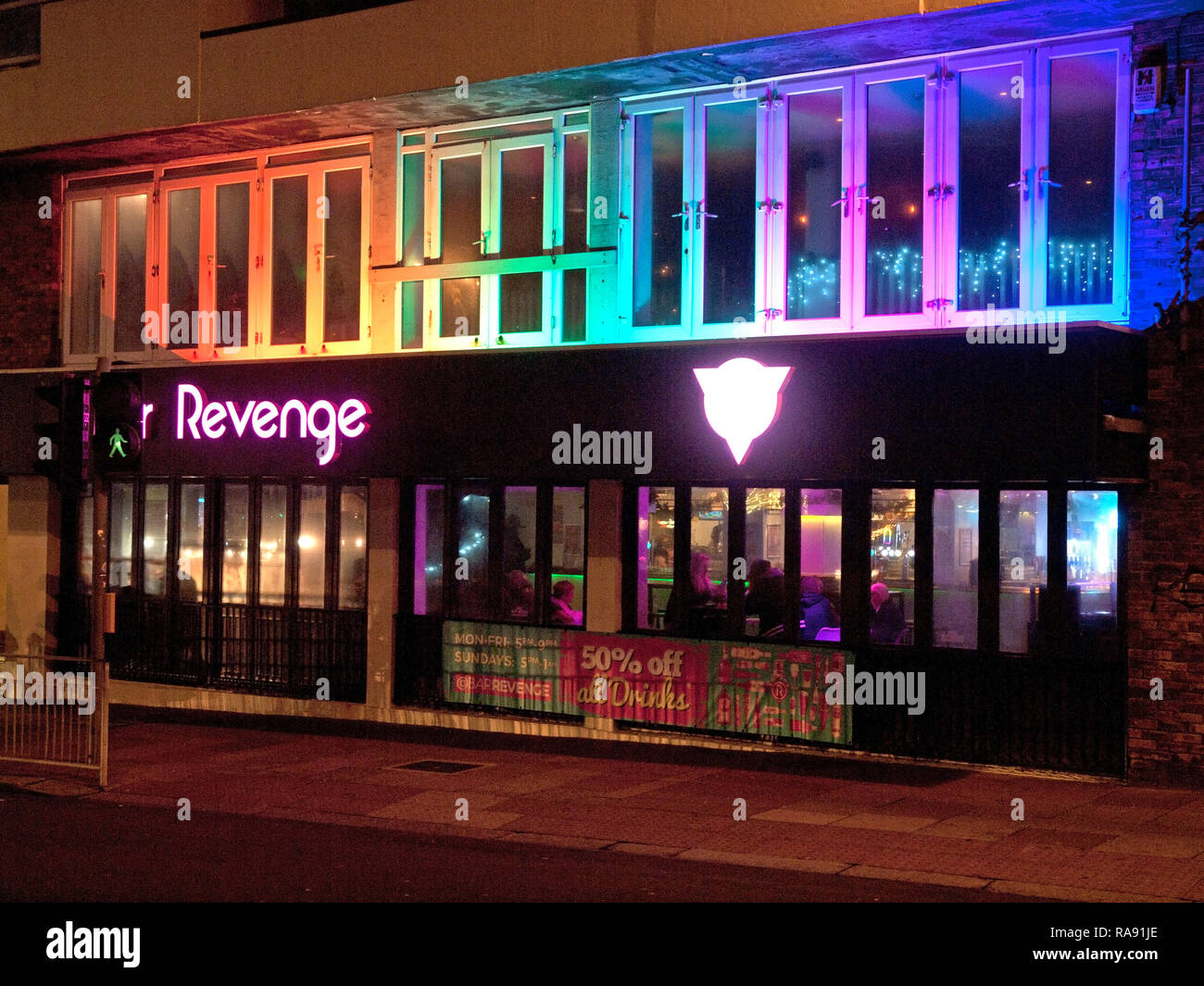 A nightclub close to the Brighton seafront Stock Photo - Alamy