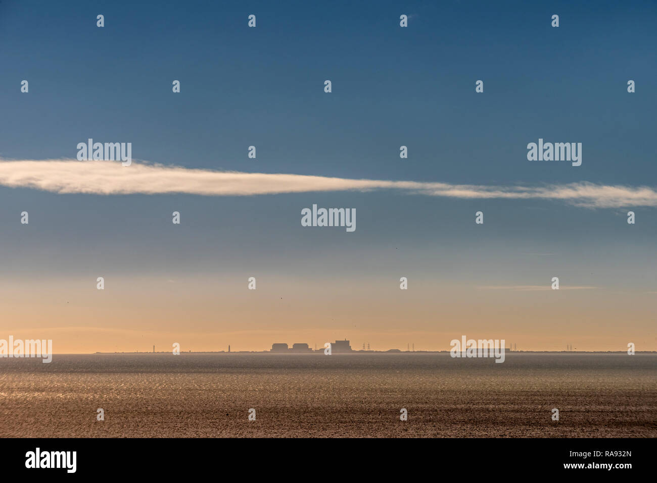 Dungeness Power Station seen from Hythe Stock Photo - Alamy