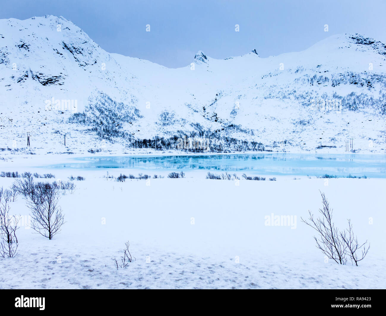 Norwegian winter scene hi-res stock photography and images - Alamy