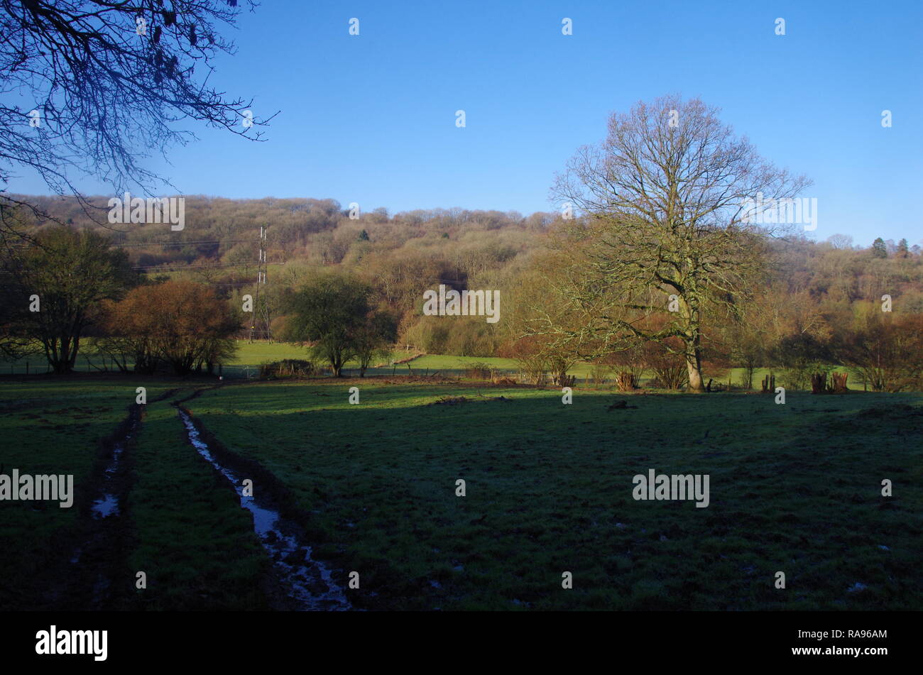 The Macmillan Way. Long-distance trail. Wiltshire. England. UK Stock ...