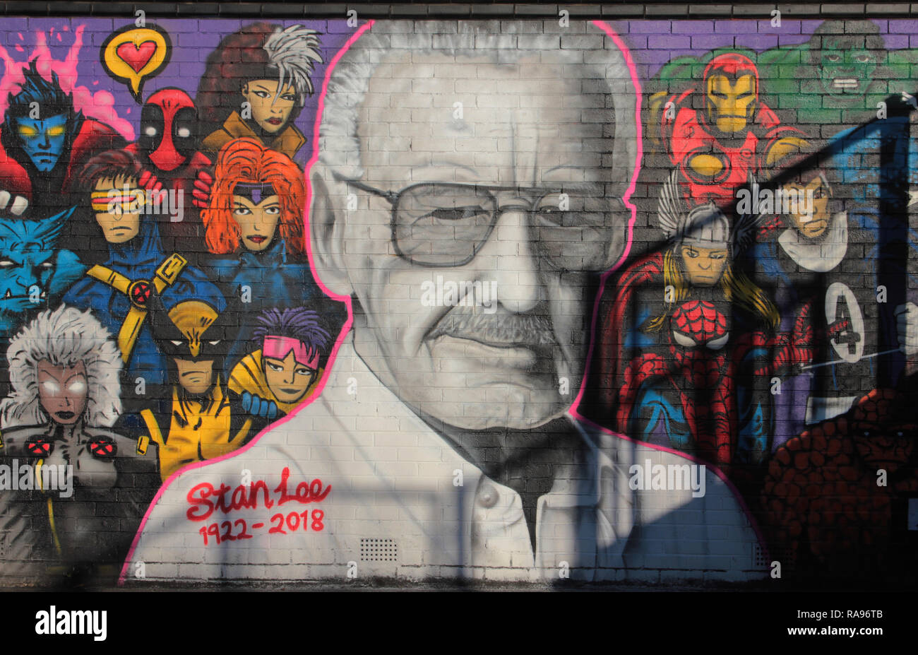 Stan lee mural hi-res stock photography and images - Alamy