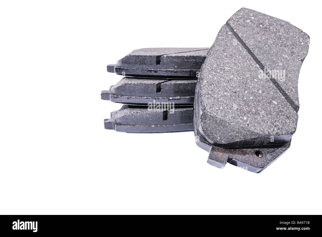 Brake pads isolated on white background. Auto parts. Brake pads ...
