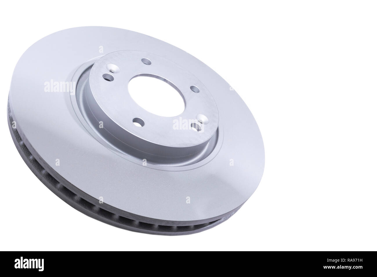 Car Brake disc isolated on white background. Auto parts. Brake disc ...