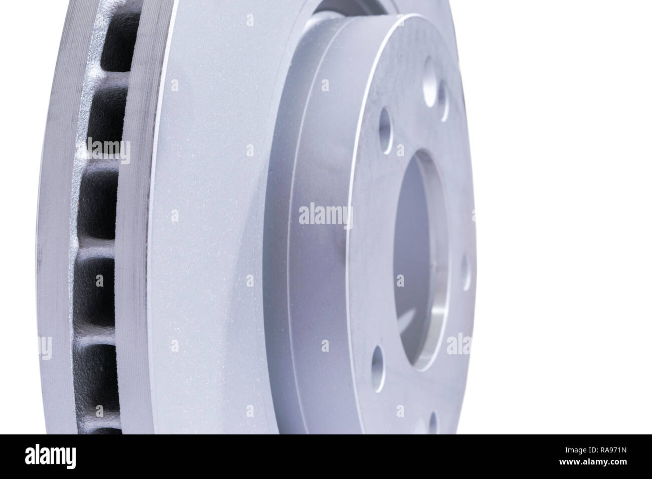 Car Brake disc isolated on white background. Auto parts. Brake disc ...