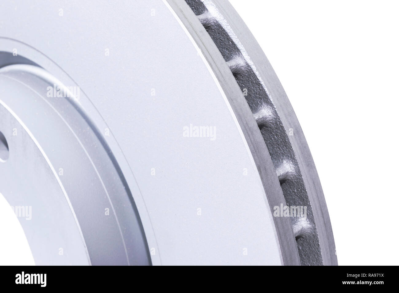 Brake disc isolated on white background. Auto parts. Brake disc rotor ...