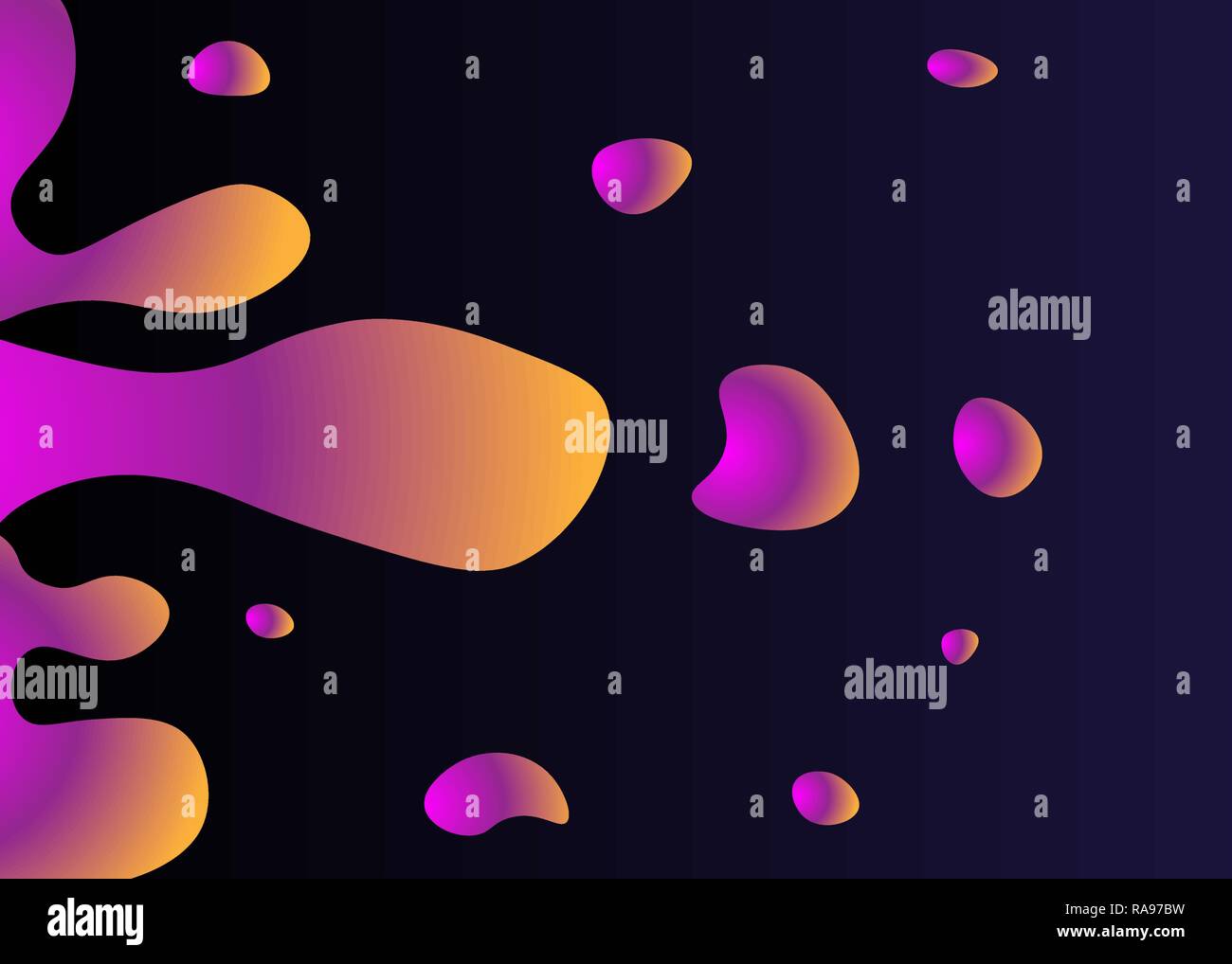 Abstract liquid lava lamp colorful background design 10 eps Stock ...