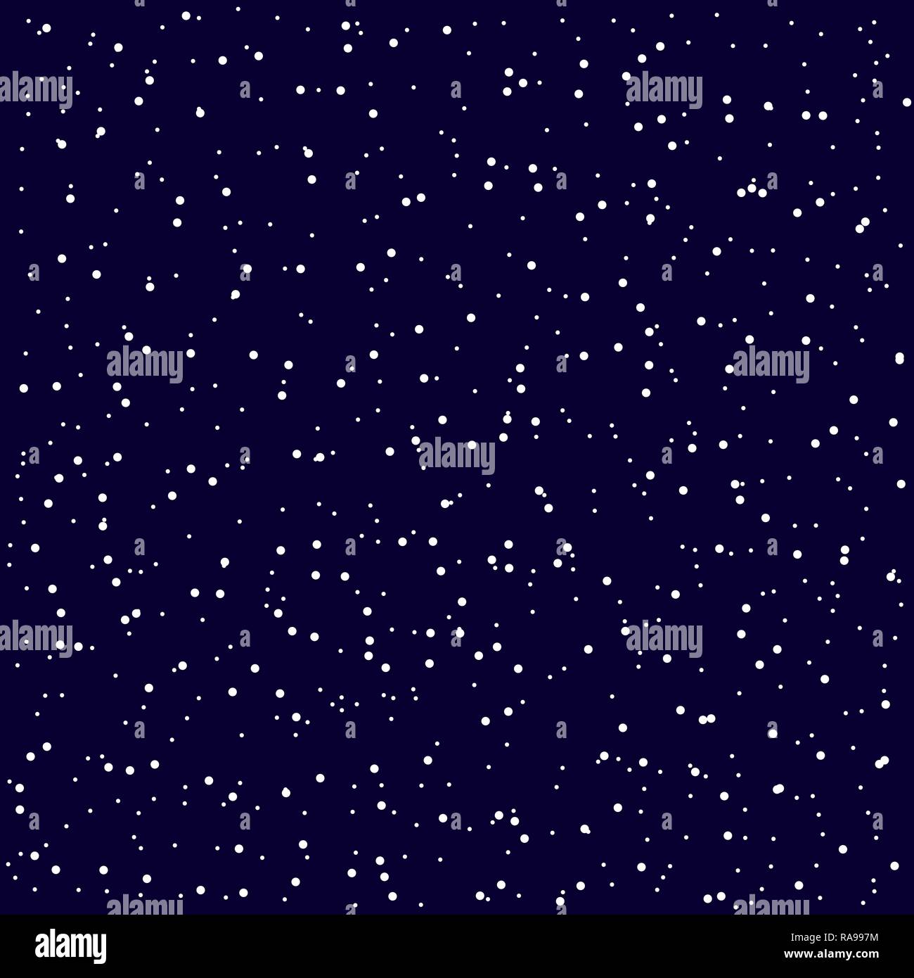 Falling snow background. Holiday landscape with snowfall. Vector ...