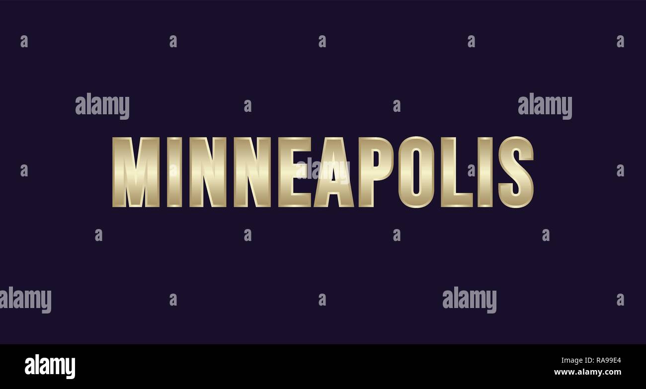 Minneapolis City Typography vector design. Greetings for T-shirt ...
