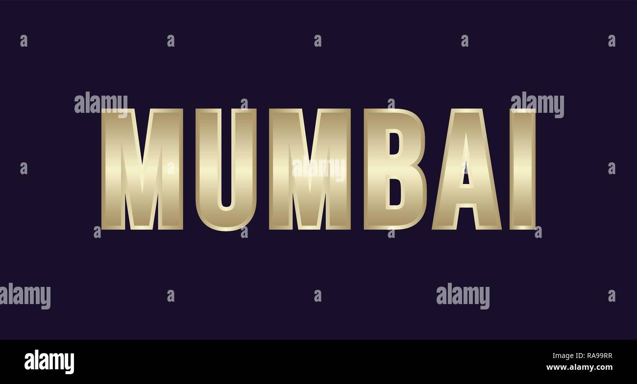 Mumbai City Typography vector design. Greetings for T-shirt, poster ...