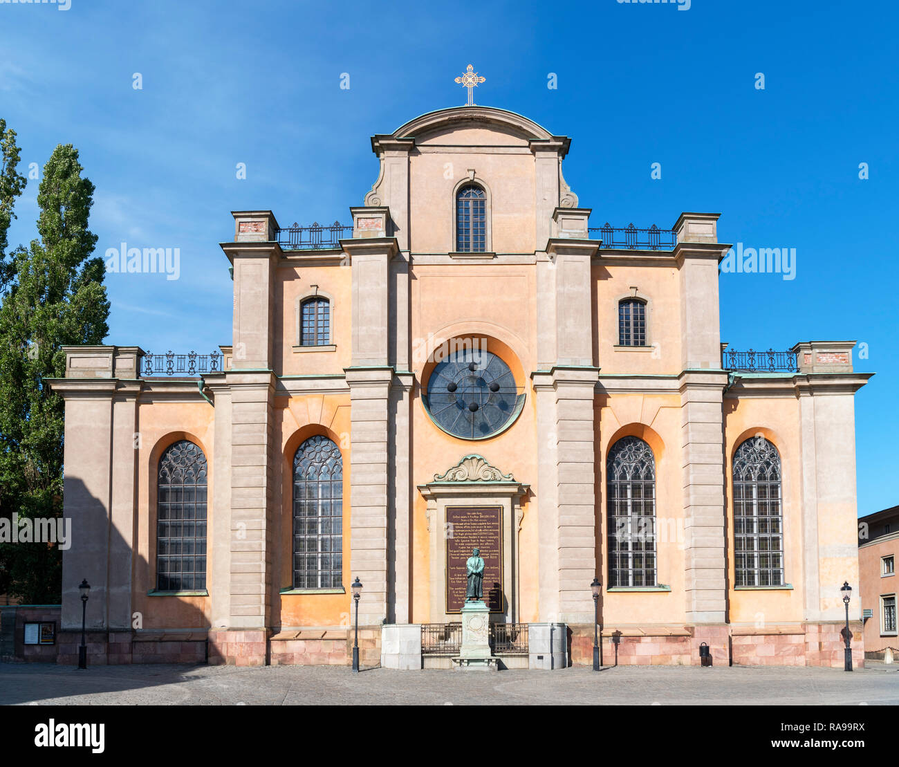 The East facade of Storkyrkan (Stockholm Cathedral), Gamla Stan (Old ...