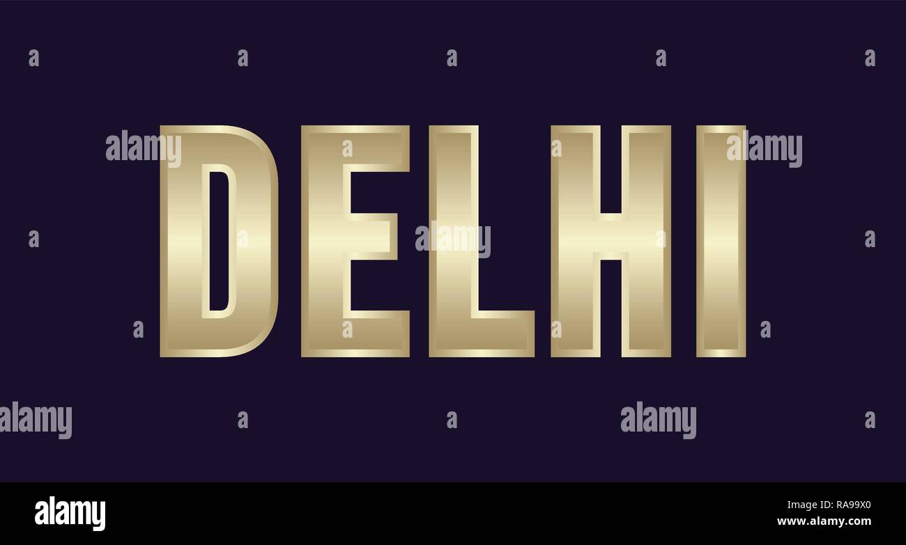 Delhi City Typography vector design. Greetings for T-shirt, poster ...