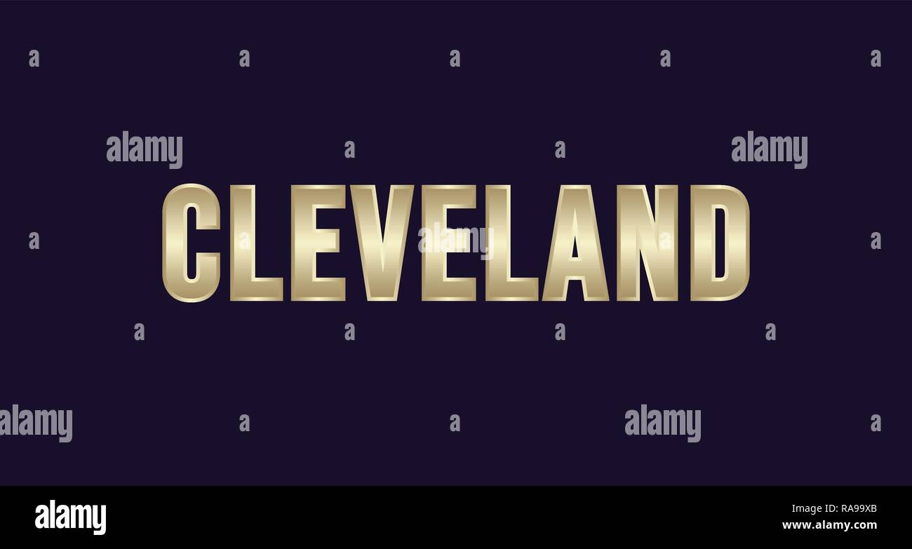 Cleveland script Stock Vector Images - Alamy