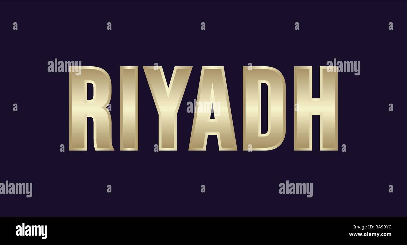 Riyadh City Typography vector design. Greetings for T-shirt, poster ...