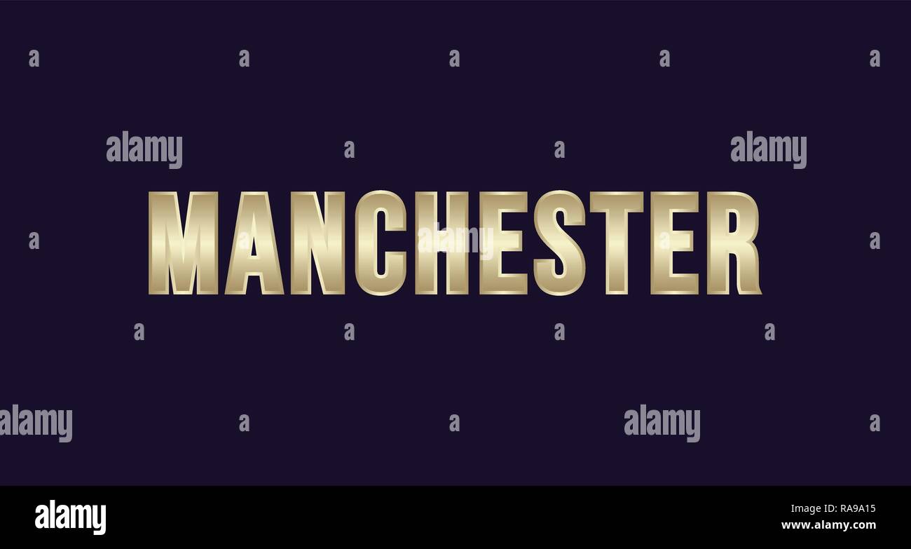 Manchester City Typography vector design. Greetings for T-shirt, poster ...