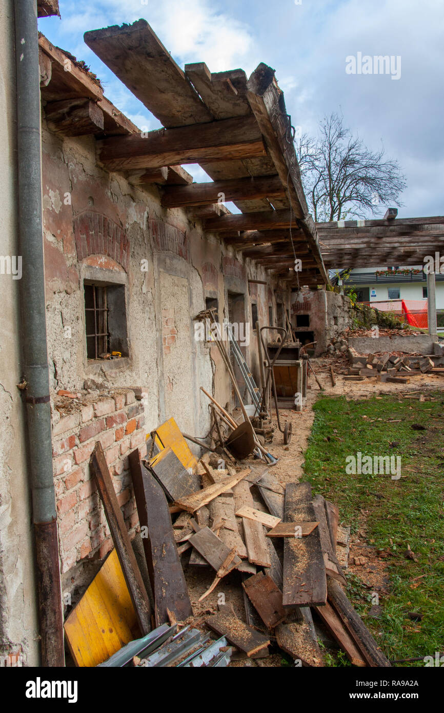 Destroyed Barn High Resolution Stock Photography and Images - Alamy