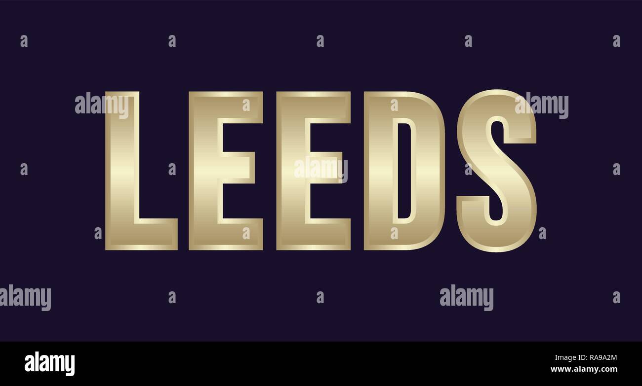 Leeds vector vectors hi-res stock photography and images - Alamy