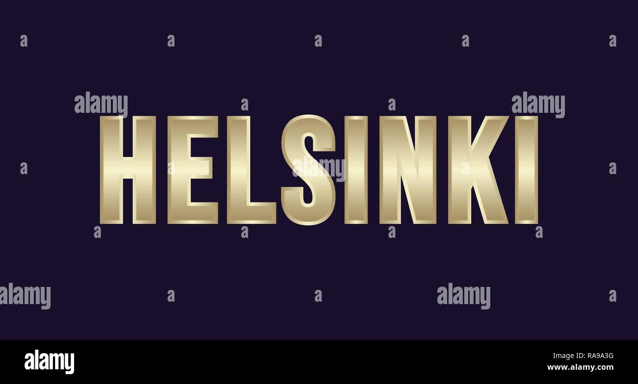 Helsinki sign welcome hi-res stock photography and images - Alamy