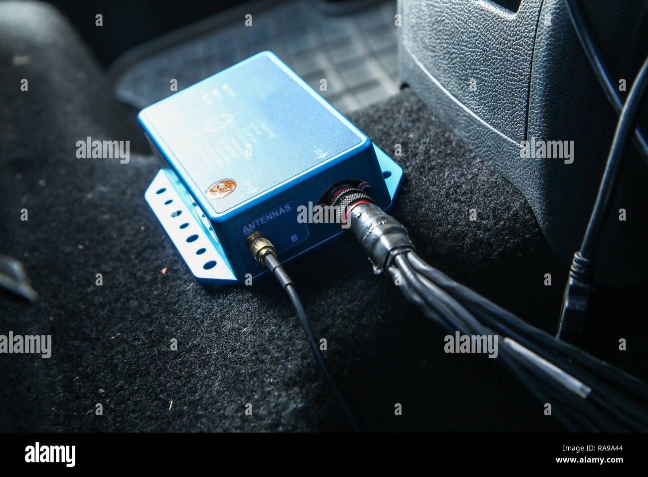 The picture shows part of the electronic measurement technology for ...