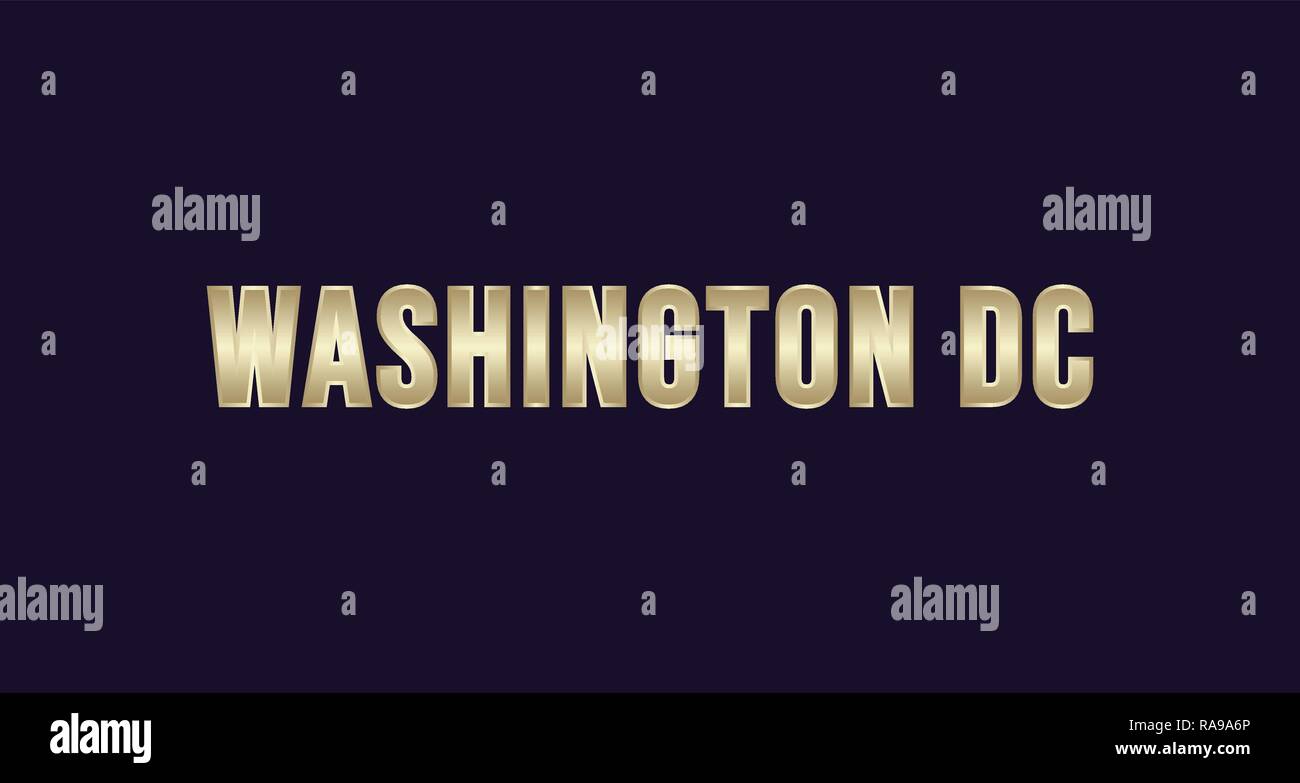 Washington DC City Typography vector design. Greetings for T-shirt ...