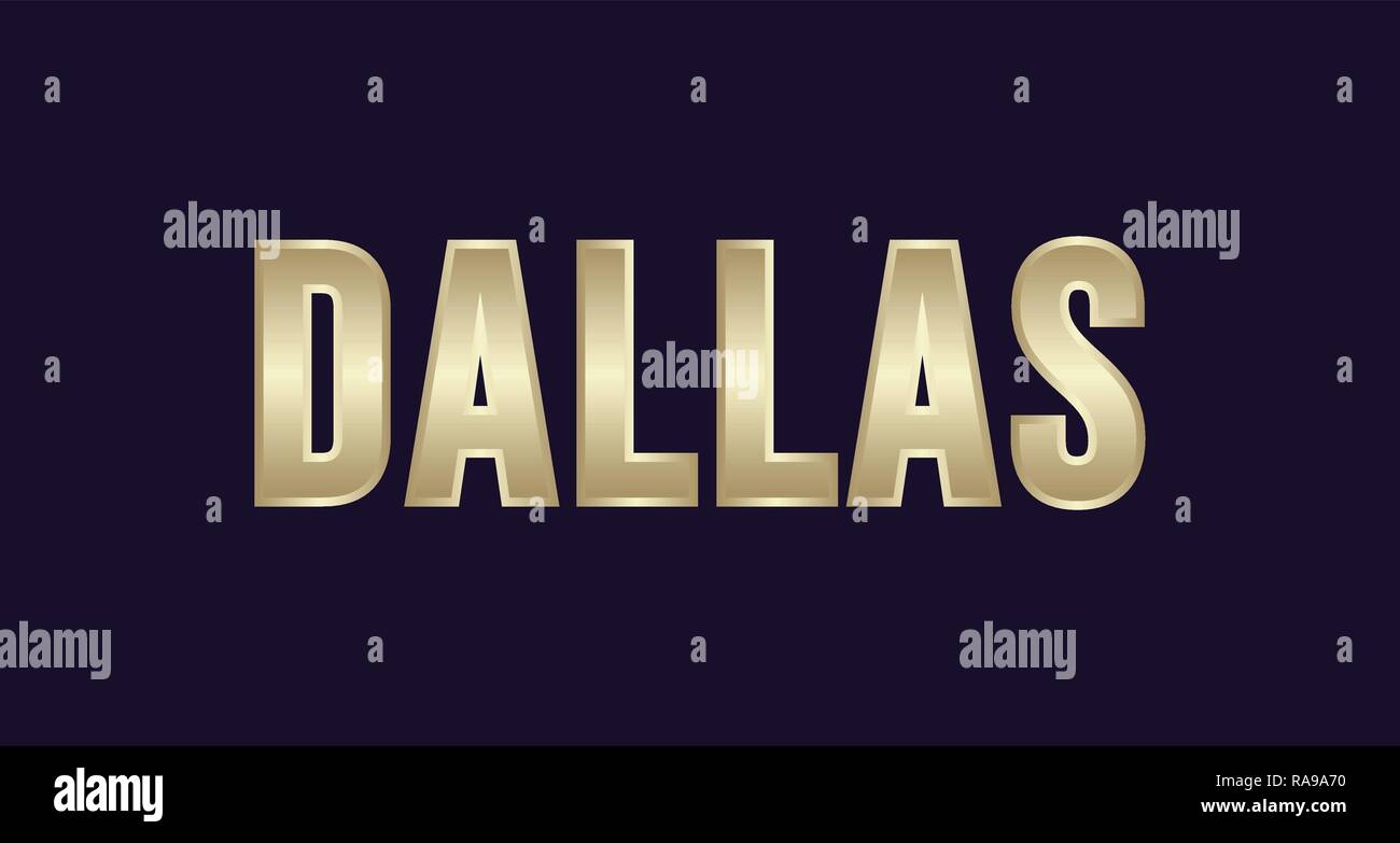 Dallas City Typography vector design. Greetings for T-shirt, poster ...