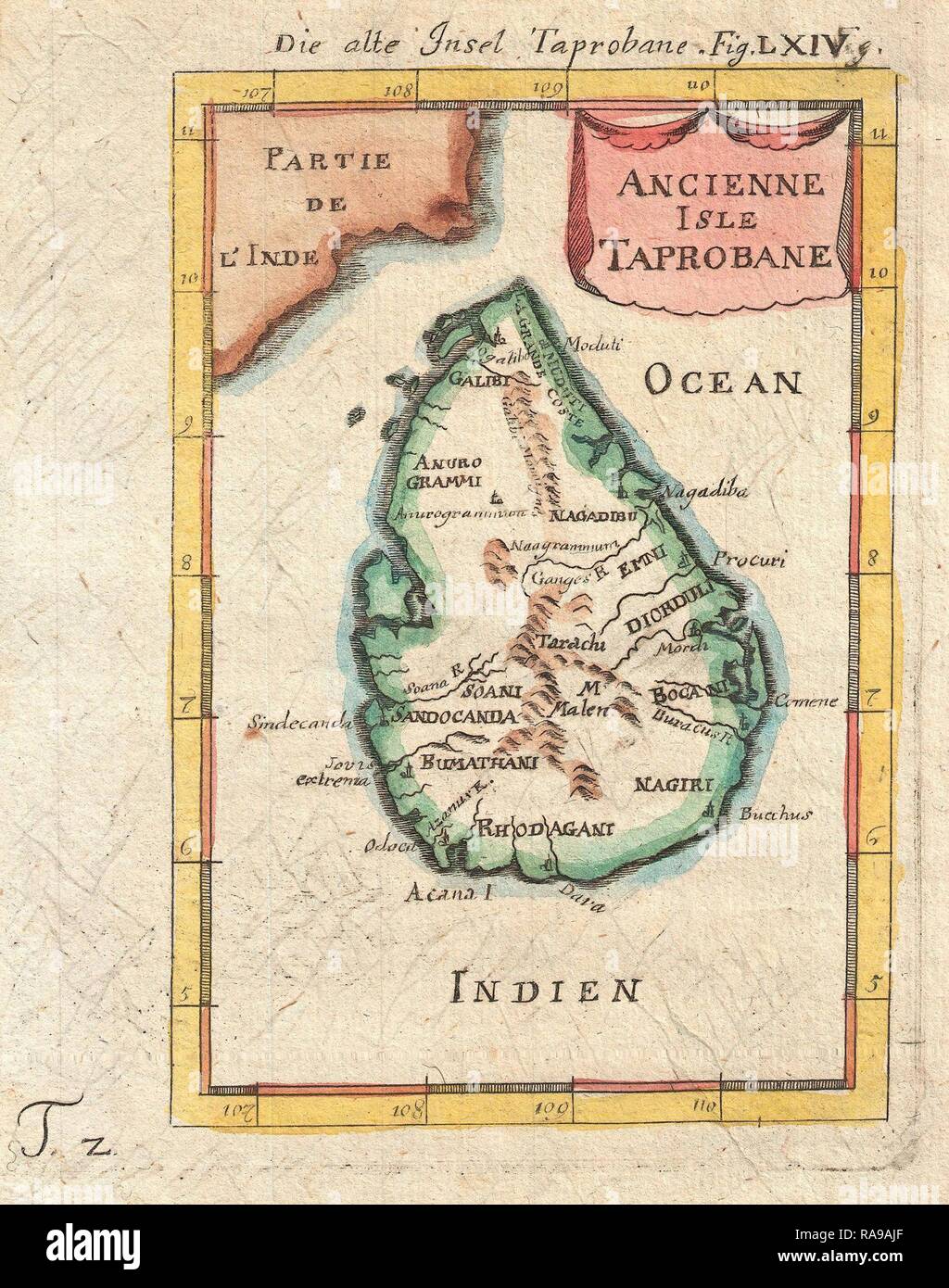 Historical ceylon map hi-res stock photography and images - Alamy