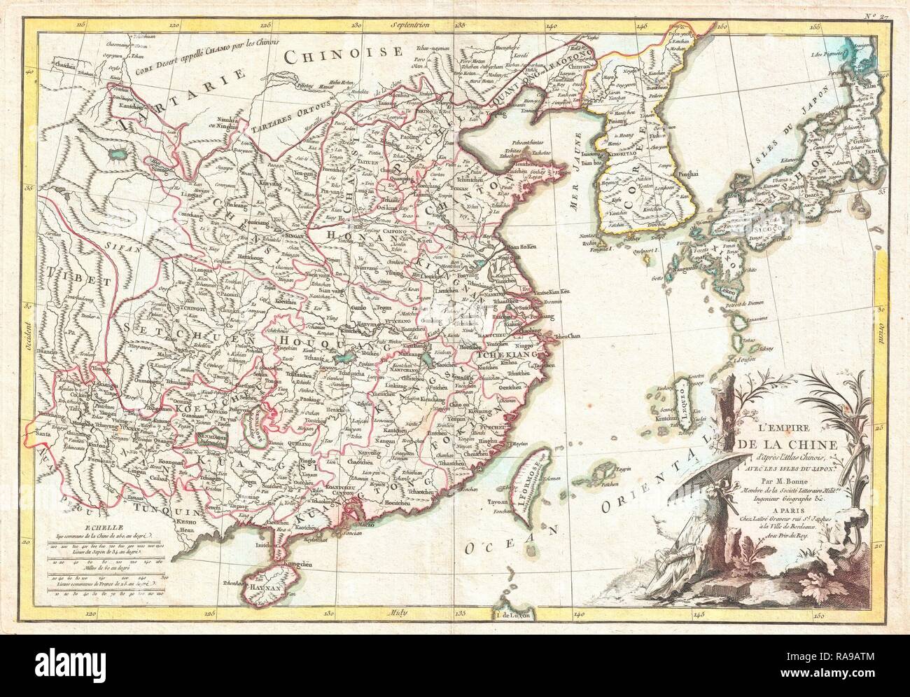 1727 map japan hi-res stock photography and images - Alamy