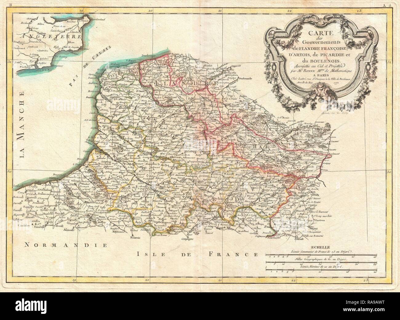 Map Of Picardy Stock Photos & Map Of Picardy Stock Images - Alamy
