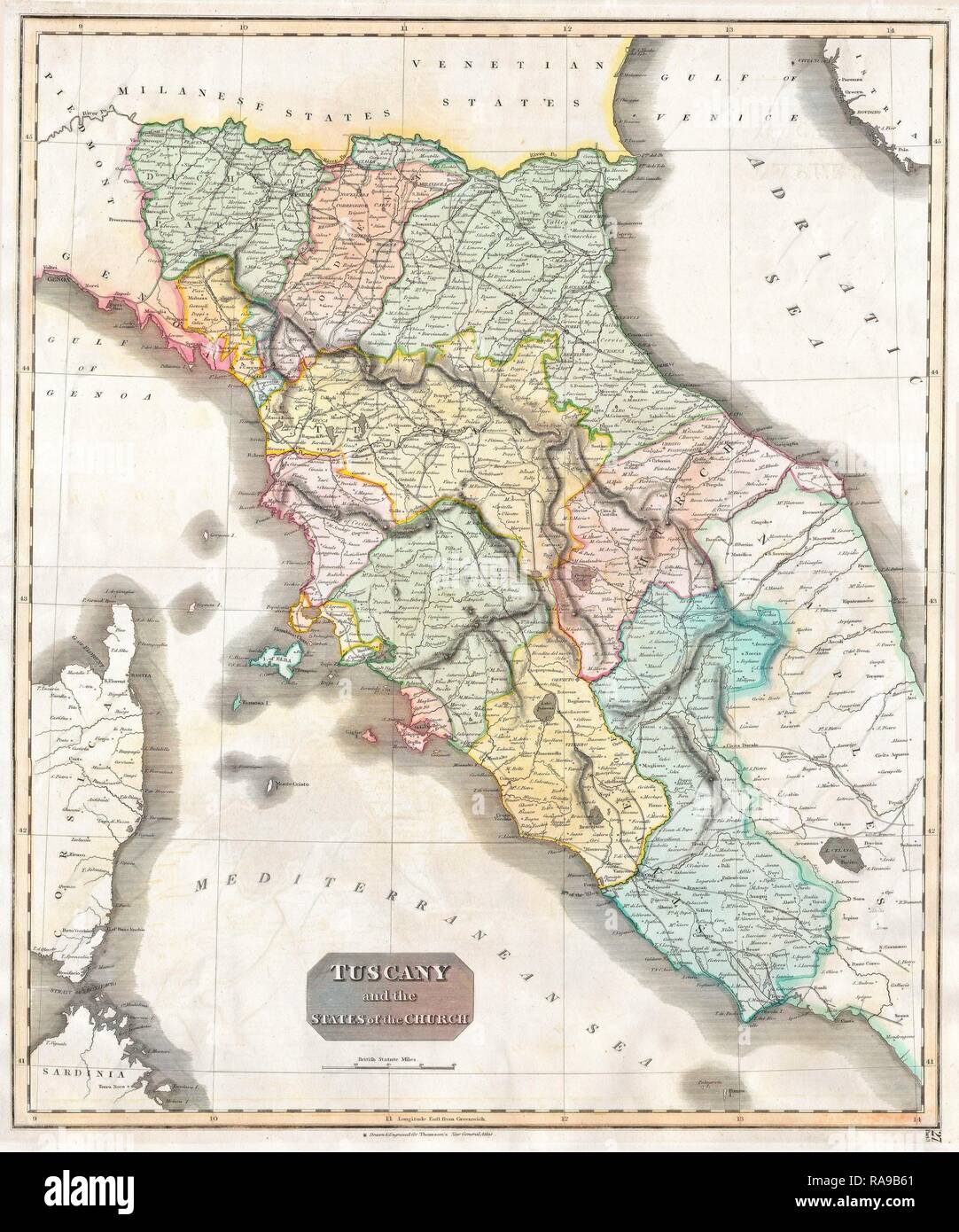 Ancient map florence hi-res stock photography and images - Alamy