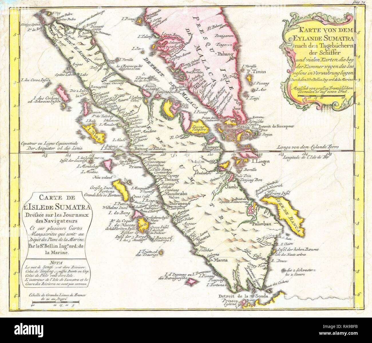 Vintage sumatra map hi-res stock photography and images - Alamy