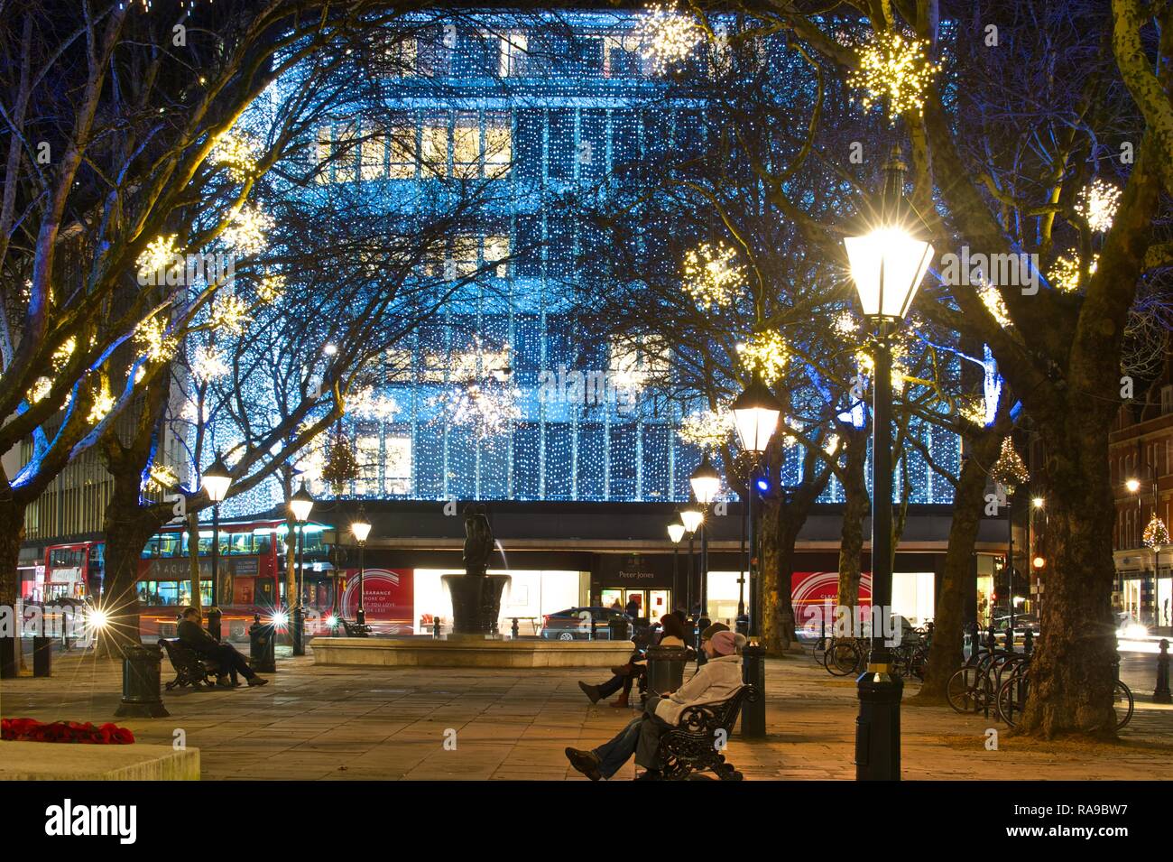 Sloane Square, Christmas 2018 Stock Photo - Alamy