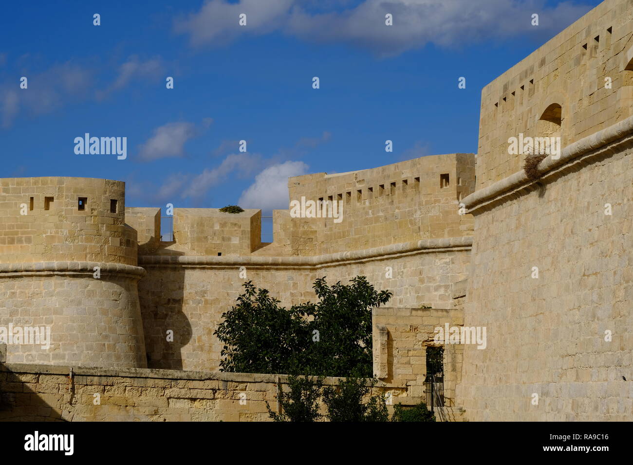 Valletta, Malta George Cross island in the Mediterranean, Fort Saint ...